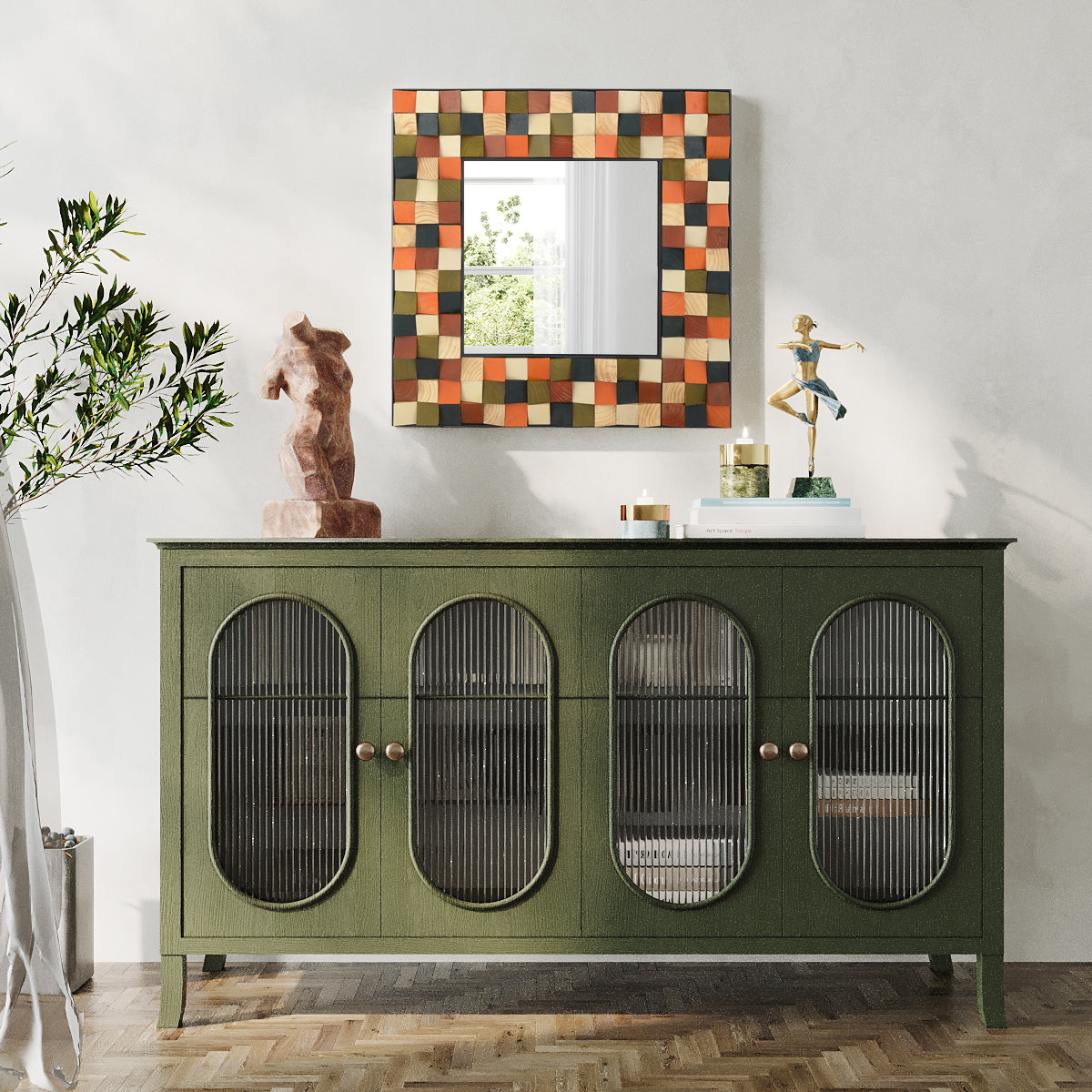 Unique wall mounted mirrors and other wall decorations by MacLuu Inc